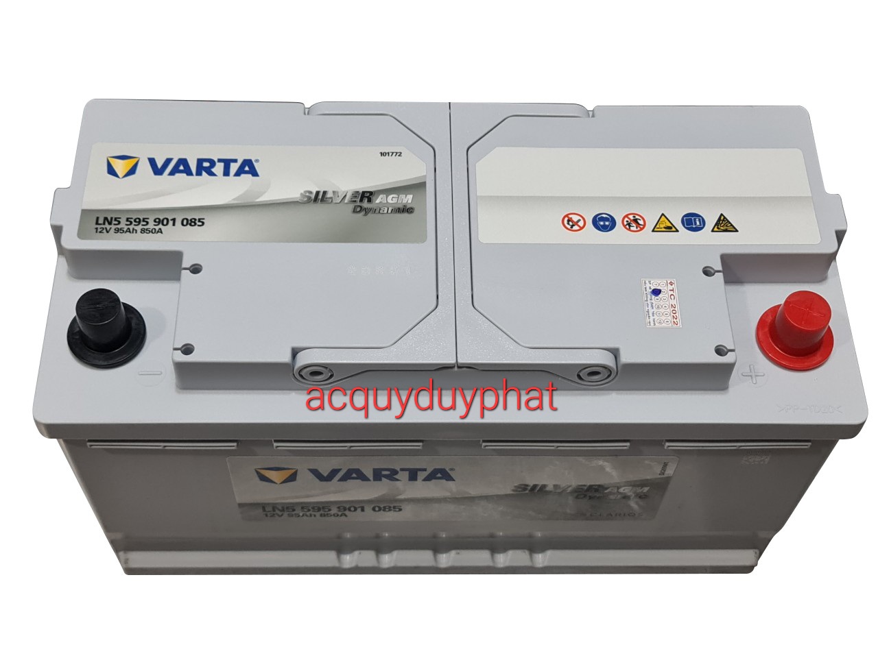 Giá Bình ắc quy VARTA AGM LN5 595901085 12V 95AH CCA 850A